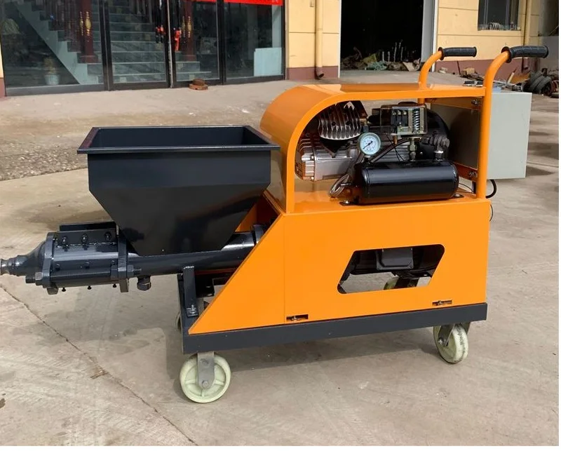 OEM Electric concrete mortar spraying pumping mortar spray plaster rendering machine cement ...