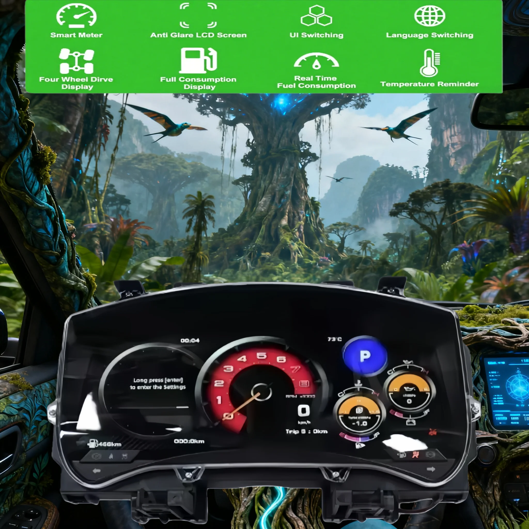 12.3'' Linux LCD Car Digital Instrument Cluster For Nissan GTR R35 2007 ...