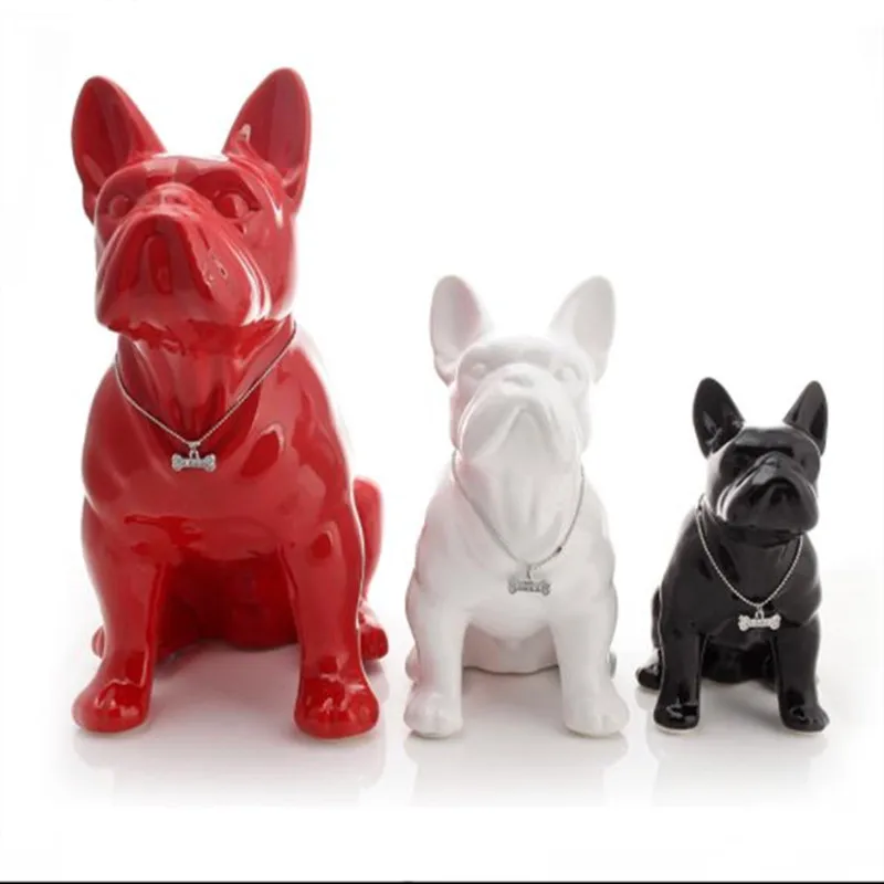 Nordic-French-Bulldog-Dog-Est-tua-Decora-o-para-casa-Acess-rios-Resina ...