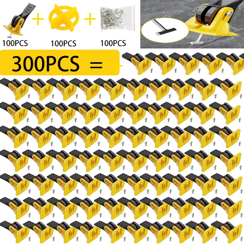 300PCS-Tile-Leveling-System-for-Tile-Leveling-Reusable-Svp-For-Laying ...