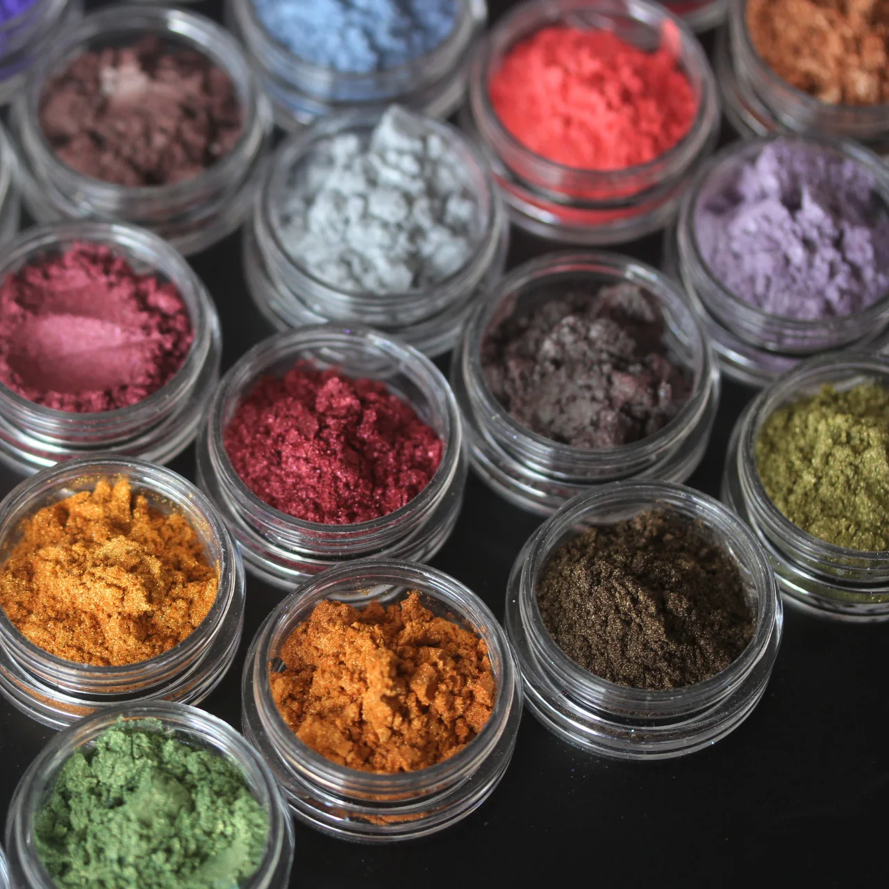 White Gold Brown Gray Cosmetic Pearlescent Mica Pigment Powder for ...