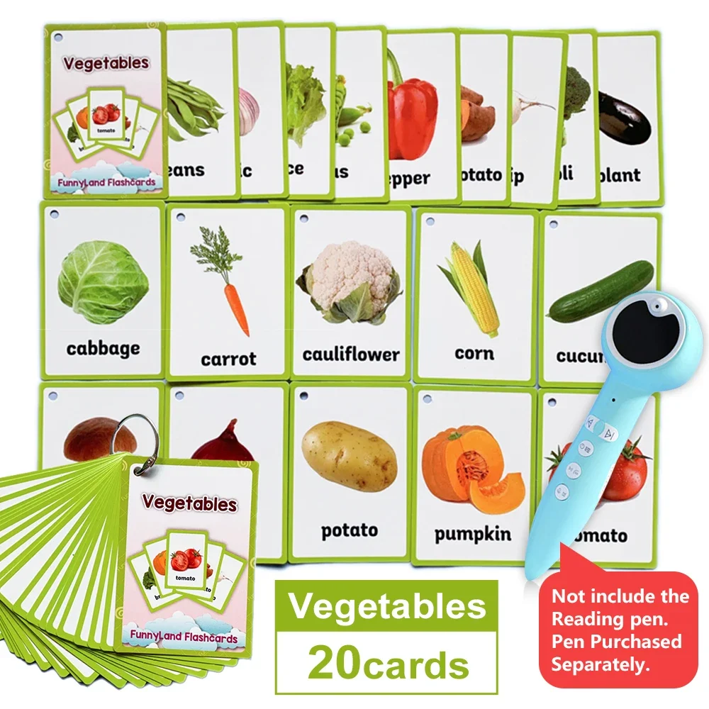 26-categories-760-kids-cards-Colors-Shape-Vegetable-Fruits-In-English ...