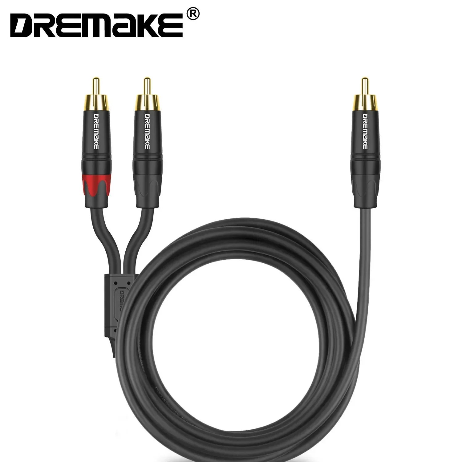 RCA-To-RCA-Subwoofer-Audio-Cable-Y-Type-Adapter-1-Male-Female-To-2-Male ...