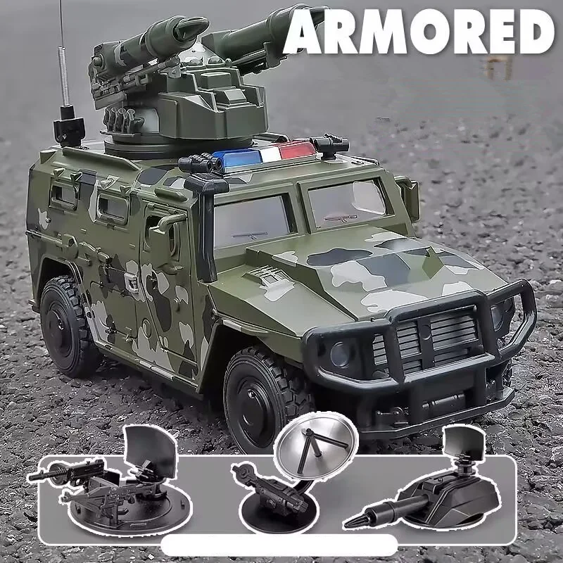 1-24-Alloy-Tiger-Armored-Car-Truck-Model-Diecast-Metal-Military ...