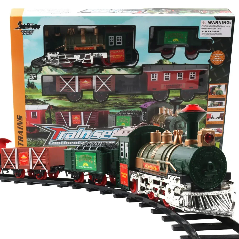 Retro-Electric-Train-Toy-Simulation-Model-Electric-Train-Toys-Battery ...