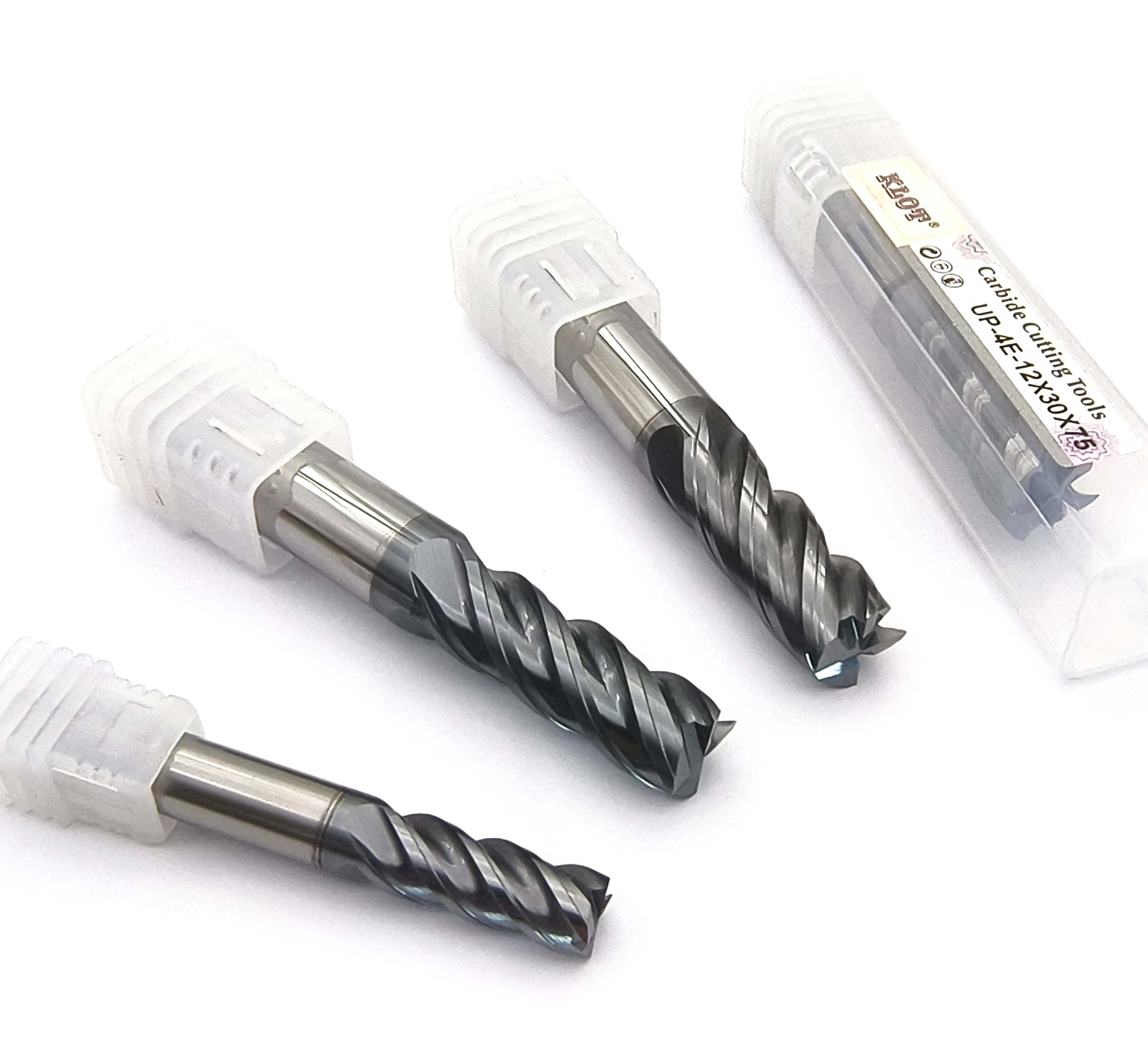 HRC60-Coating-High-Efficiency-CNC-U-Type-4-Flute-Milling-Cutter-for ...