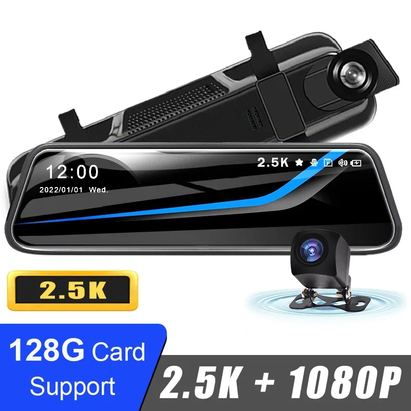 10-Inch-2-5K-1440P-Car-Dvr-Mirror-Dash-Cam-Dual-Lens-Dashcam-Full-Hd ...