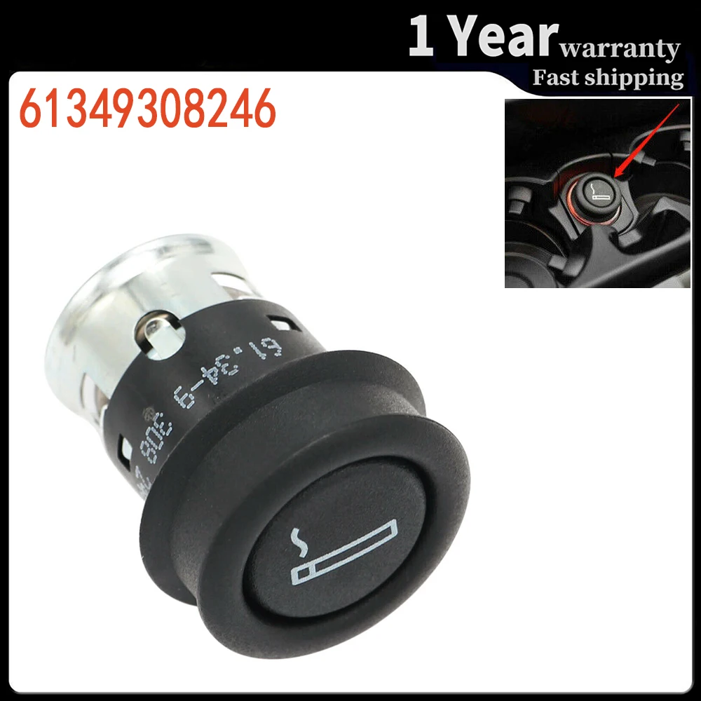 1 * 시거잭 소켓 61349308246 BMW 1 2 3 4 5 6 7 X3 X5 X6 Z3 시리즈 자동차 요소 플러그 자동차 ...