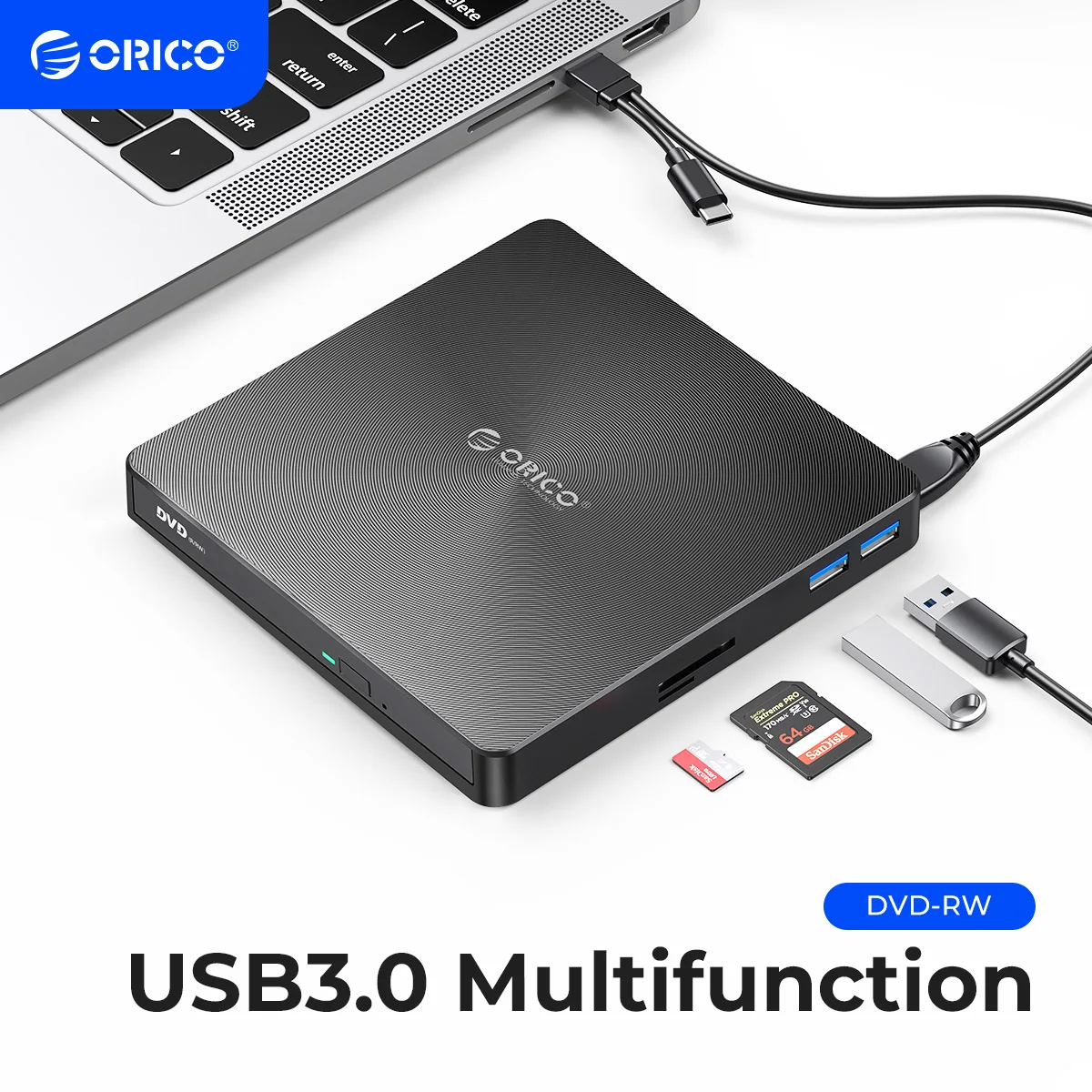 ORICO-External-USB-3-0-Optical-Driver-CD-DVD-ROM-Combo-DVD-RW-ROM ...