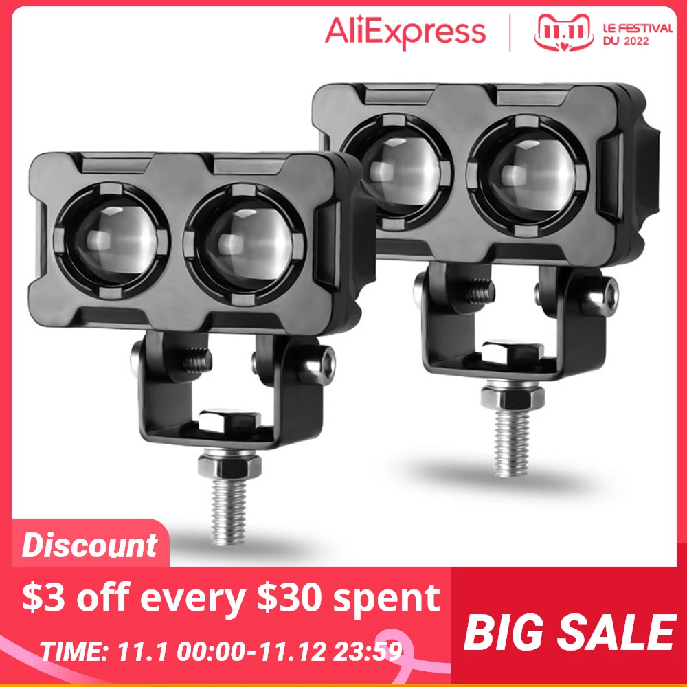 Car LED Work Light Bar Driving Lamp Headlights Extra Light for Offroad ...