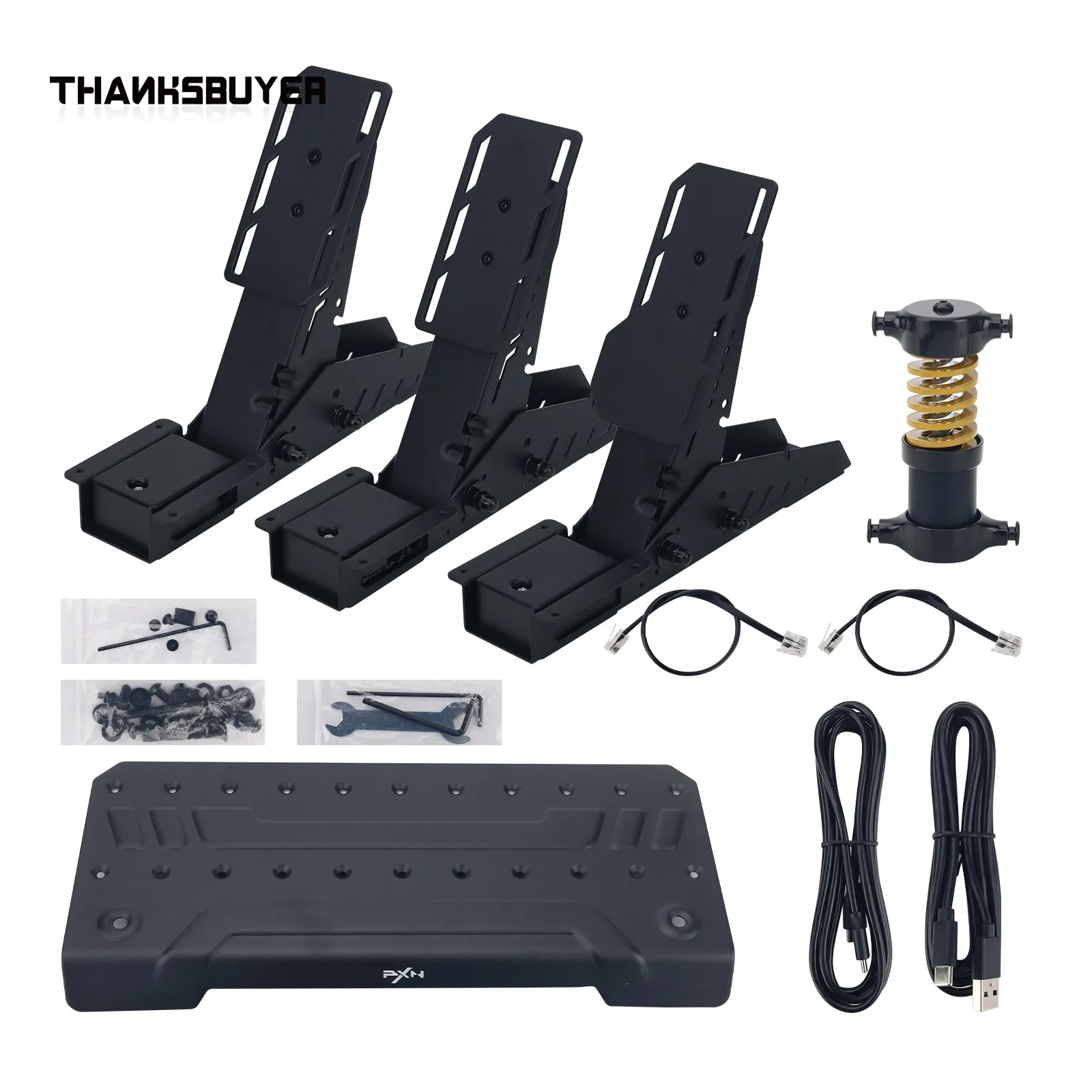 PXN PD HM Gen2 Hall Sensor Magnético Pedales Simuladores de Jogo de ...