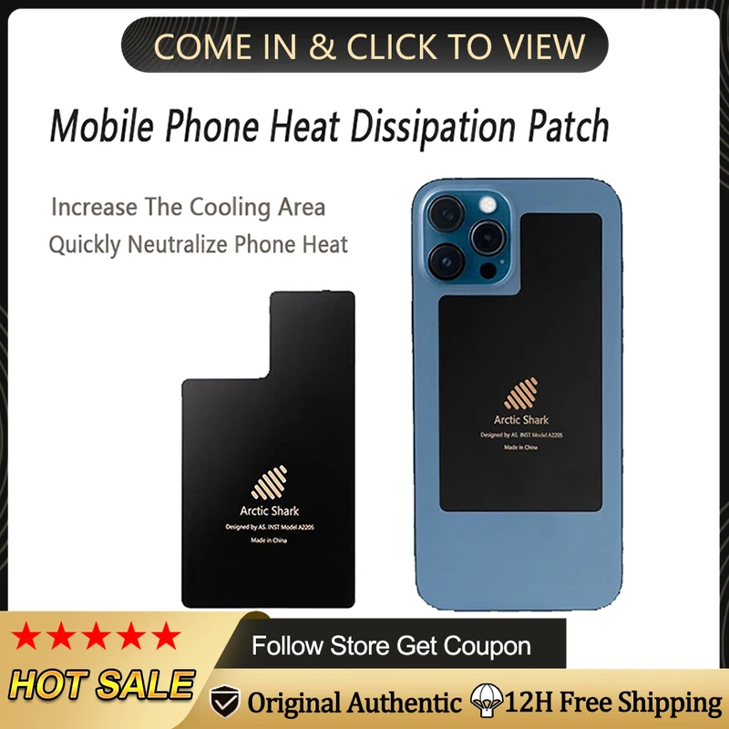 Game-Mobile-Phone-Cooler-Cooling-Fin-Holder-Copper-Graphene-Sheet ...