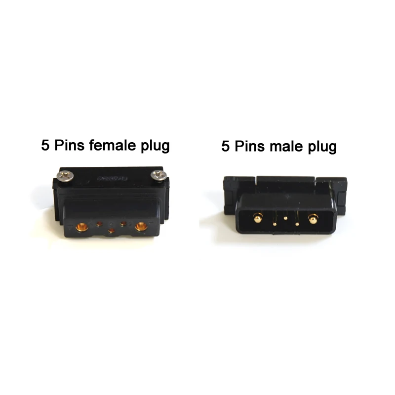 Hailong Lithium battery box Power discharge connector 5 pins Male plug ...