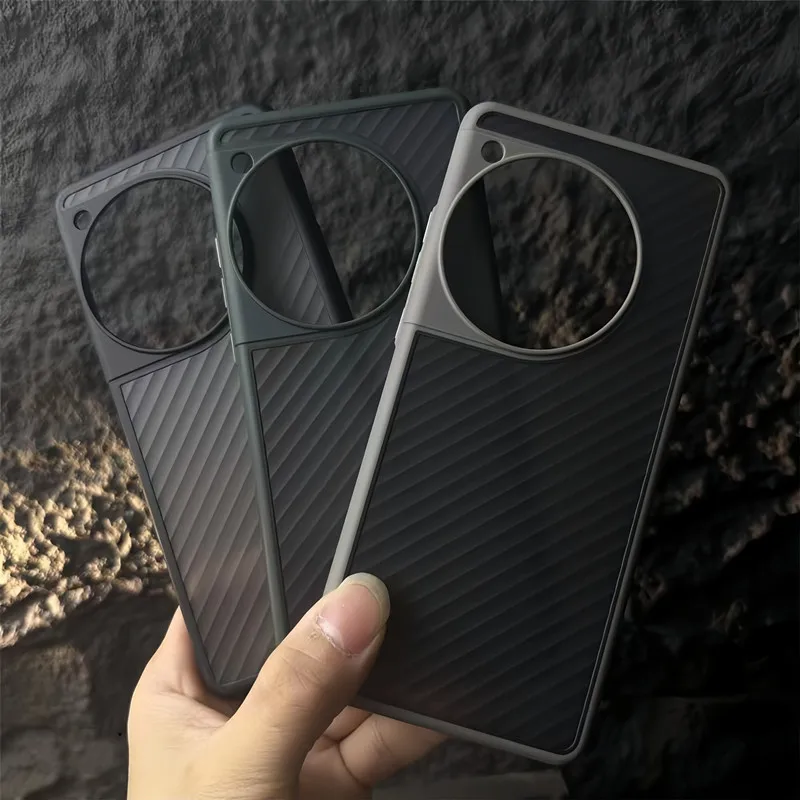 For-OnePlus-12-Hybrid-Soft-silicone-Hard-acrylic-Matte-uneven-Magnetic ...