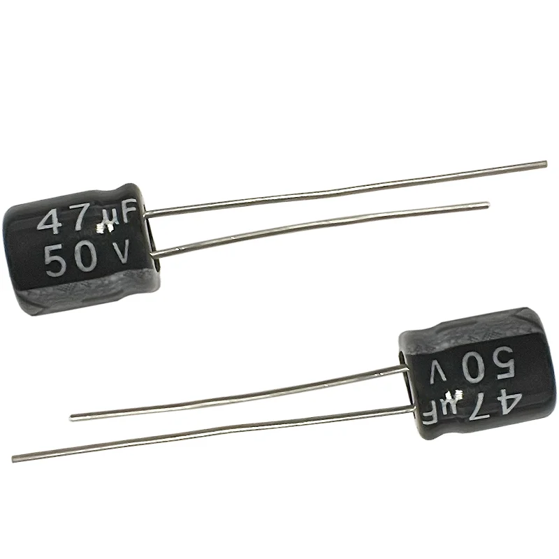 20pcs 50v47uf 6x7mm Aluminum Electrolytic Capacitor 47uf50v 50v47mf ...