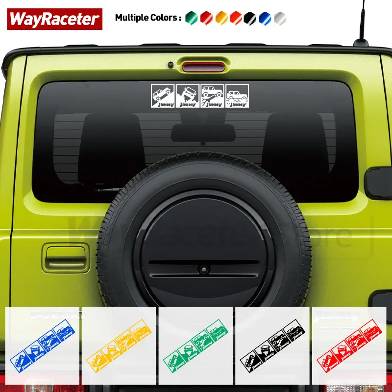 Reflective-Car-Window-Sticker-Rear-Windscreen-Side-Fender-Trunk-4X4-Off ...