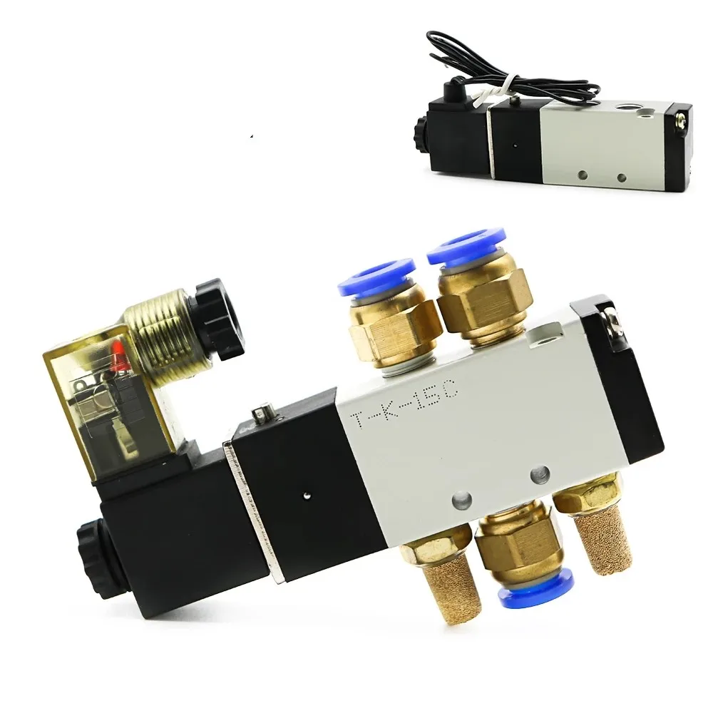 4V110-06-1-8-Inch-Pneumatic-Solenoid-Valve-5-Way-Port-2-Position-Gas ...