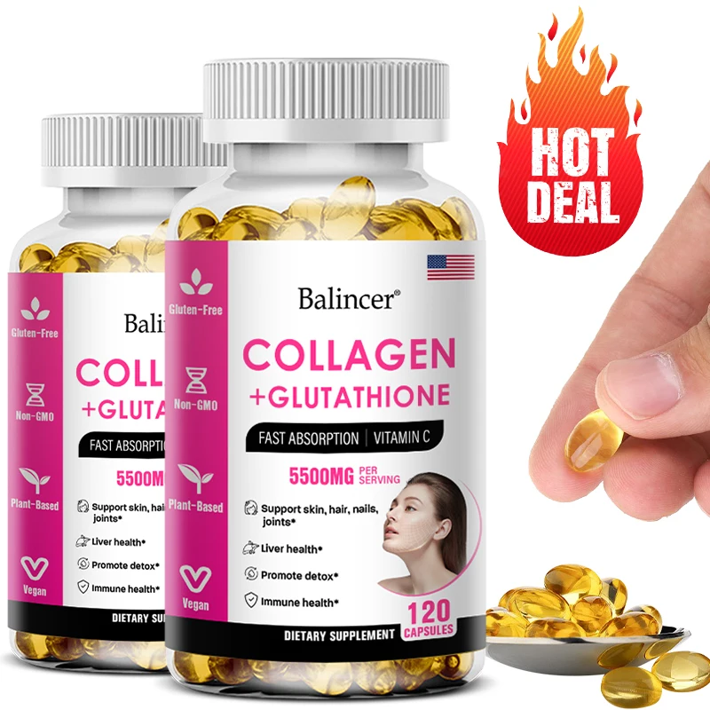 L-Glutathione-and-Collagen-Supplement-To-Support-Skin-Care-Nails-Hair ...