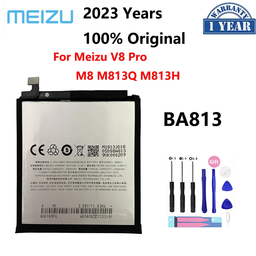 100-Original-3100MAh-BA813-Meizu-V8-Pro-V8Pro-M813Q-M8-M813H.jpg