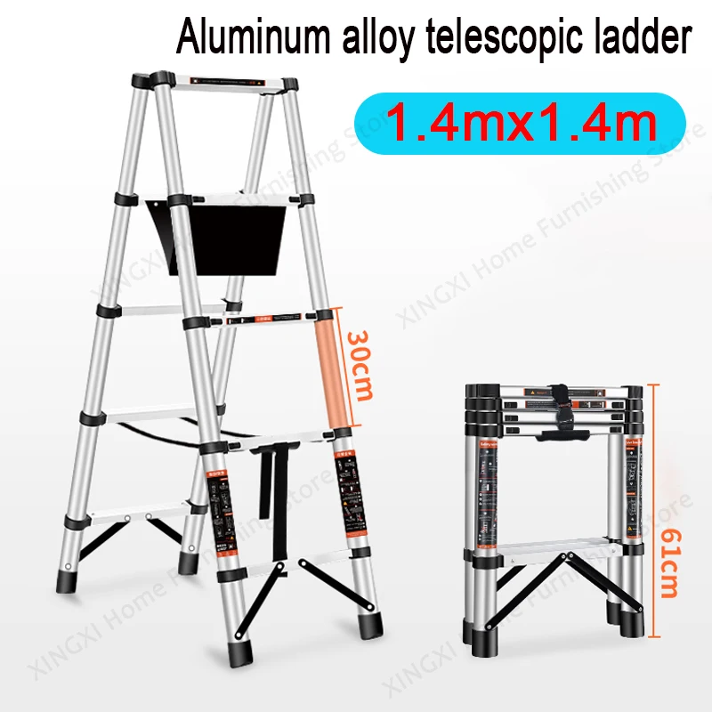 Bold-Aluminum-Alloy-Folding-Ladder-For-Home-Telescopic-Ladders ...