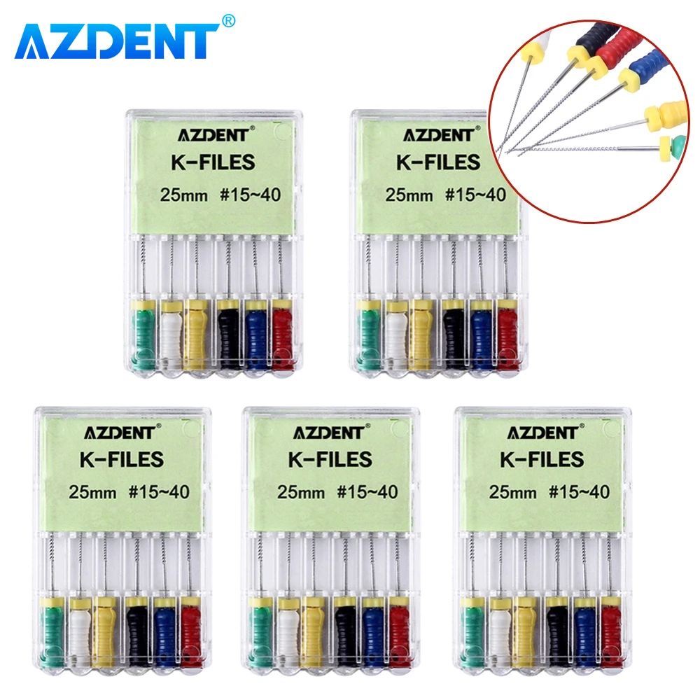 5-Boxes-AZDENT-Dental-K-File-H-File-Niti-Hand-Use-Files-15-40 ...