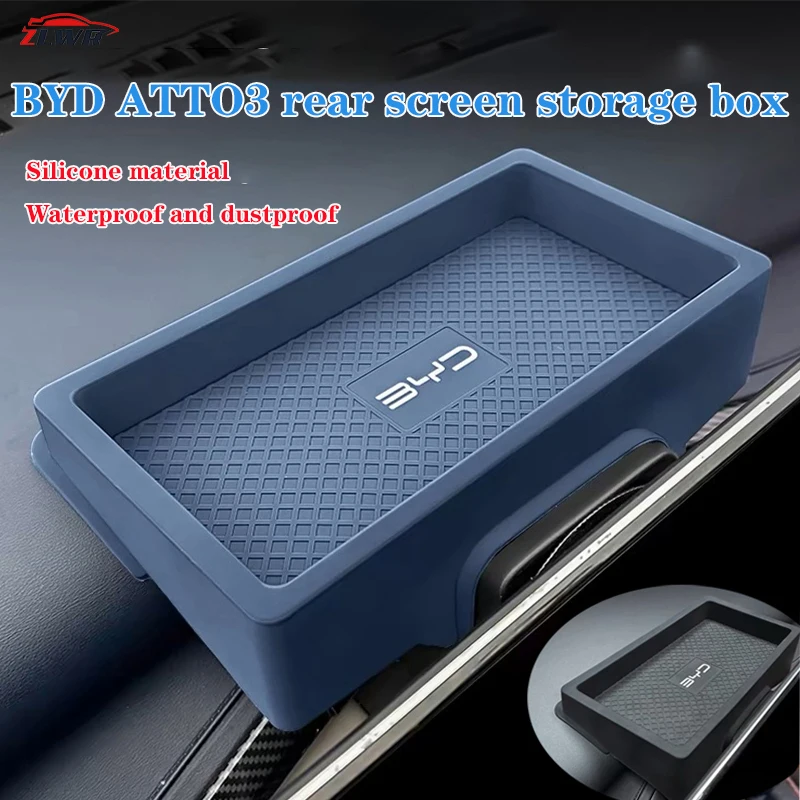 BYD-ATTO3-rear-screen-storage-box-silicone-material-in-car-display ...