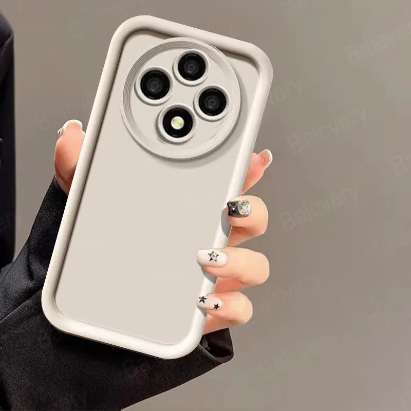 For-OPPO-Reno12-F-CPH2637-Colorful-Matte-TPU-Protective-Phone-Border ...