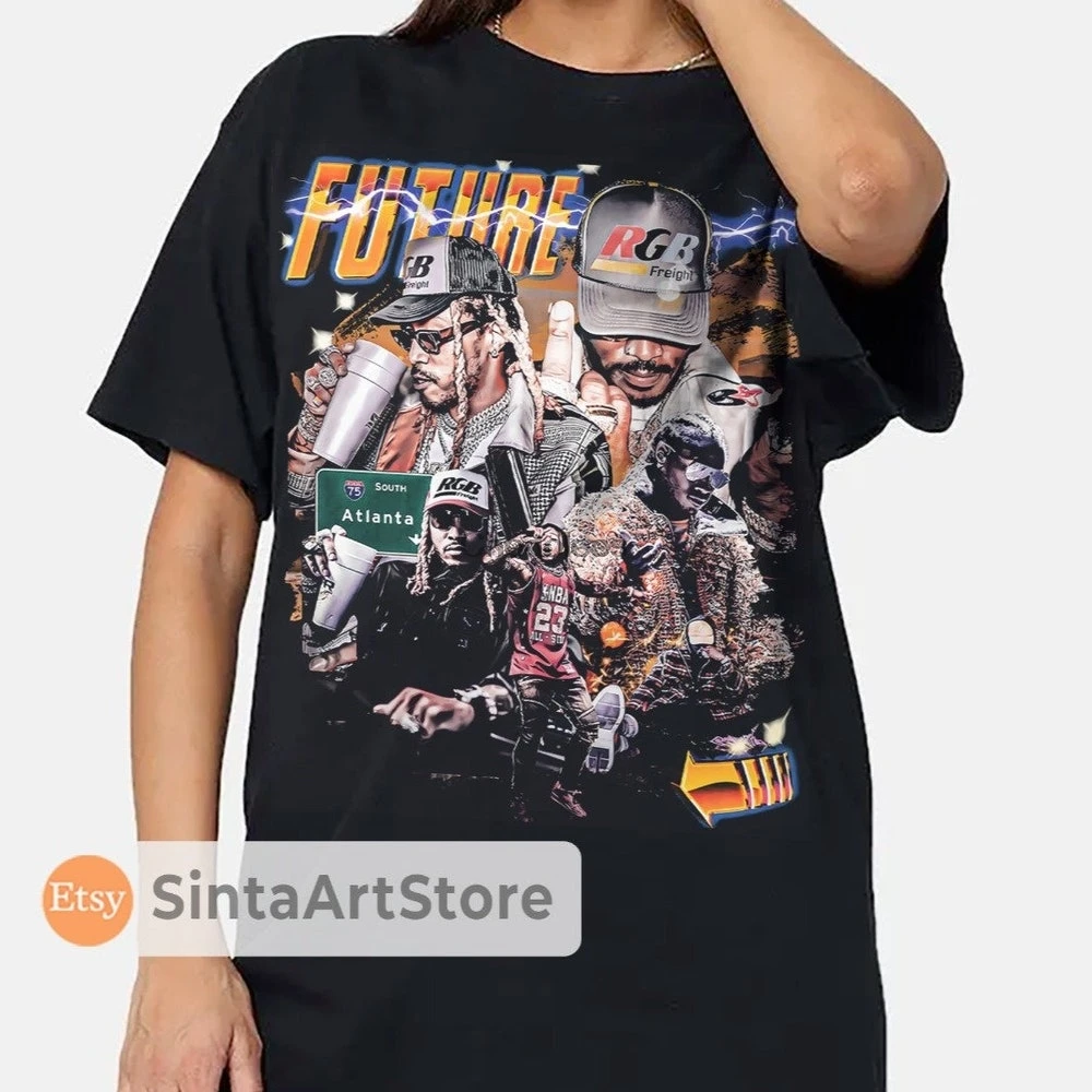Vintage Future Hendrix Graphic Shirt Rapper Shirt Unisex T-shirt ...