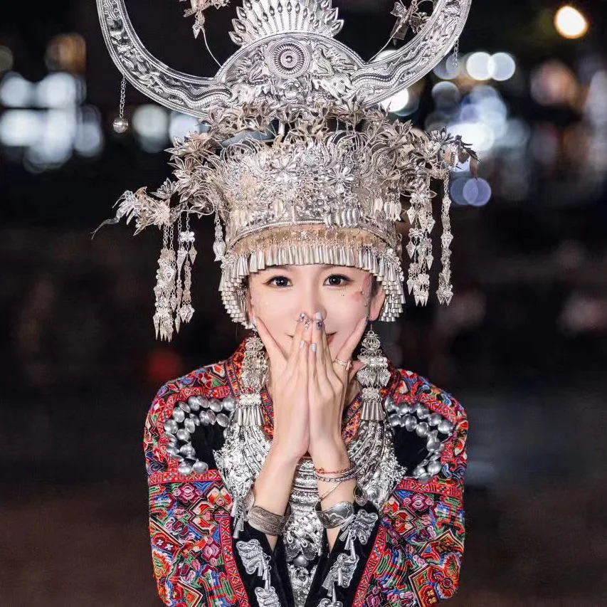 Ethnic-Fashion-Minority-Group-Miao-Hmong-Yao-GuiZhou-Performance ...