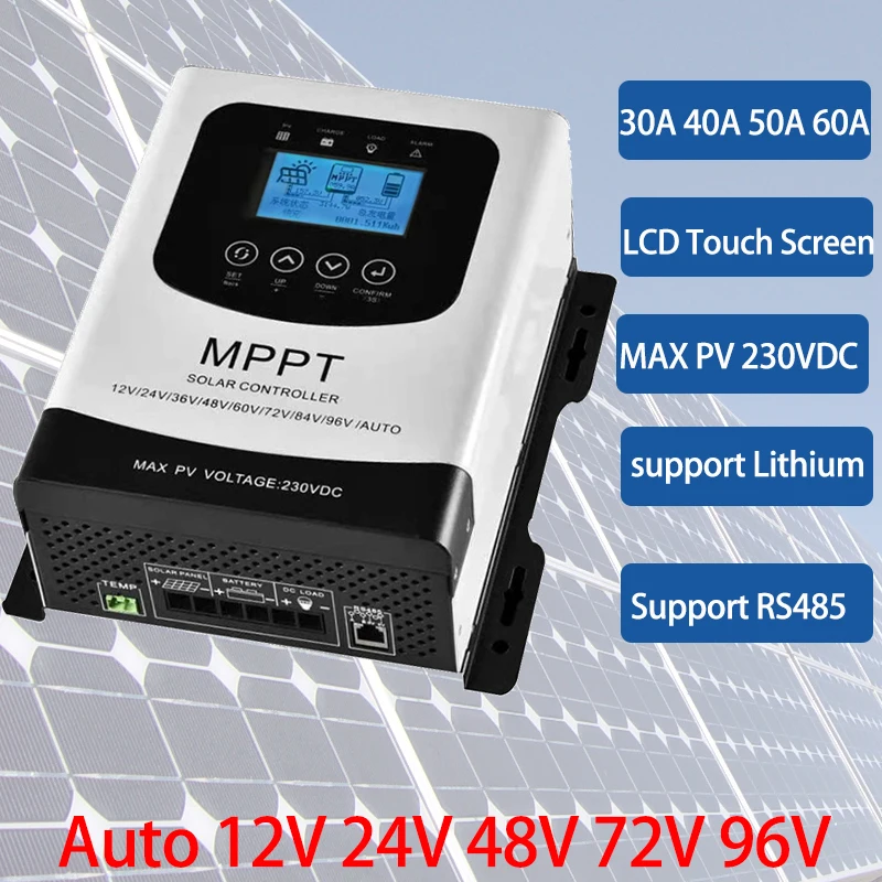 Controlador-de-Carga-do-Painel-Solar-MPPT-regulador-PV-MPPT-para-Home ...