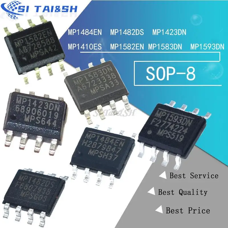 10PCS MP1484EN SOP8 MP1484 MP1482DS MP1482 MP1423DN MP1423 MP1410ES MP1410 MP1582EN MP1582 ...