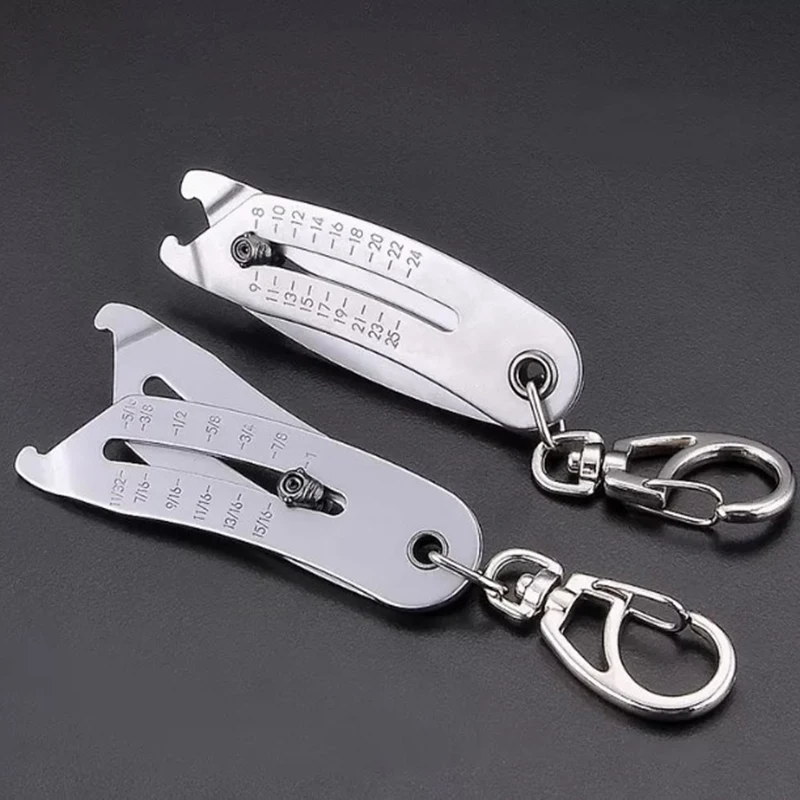 Portable-Precise-Thread-Size-Checker-Keychain-Caliper-Gauge-Metric ...