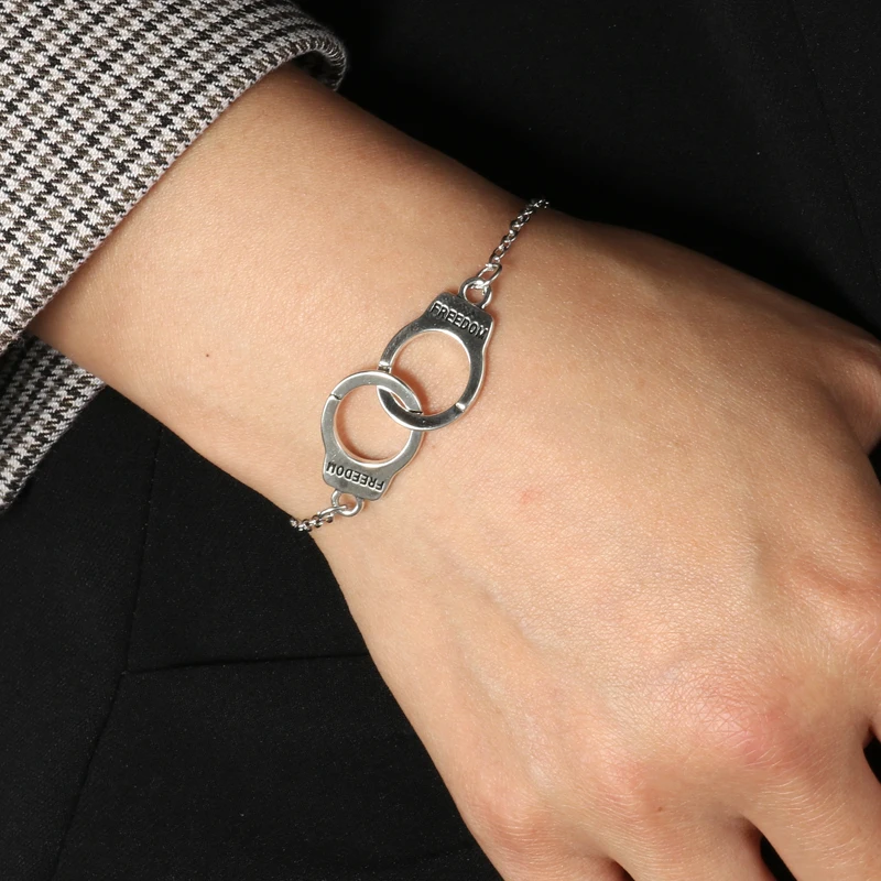 Creative-Freedom-Handcuffs-Bracelet-for-Women-Unisex-Alloy-Hand-Chain-Couples-Charm-Bangle ...