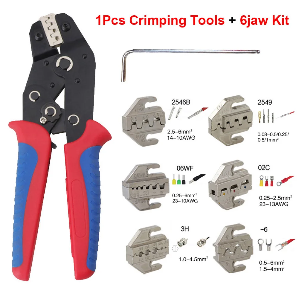Crimp Tools SN-58B Pliers Interchangeable Jaw For XH2.54/DuPont2.54/2.8 ...