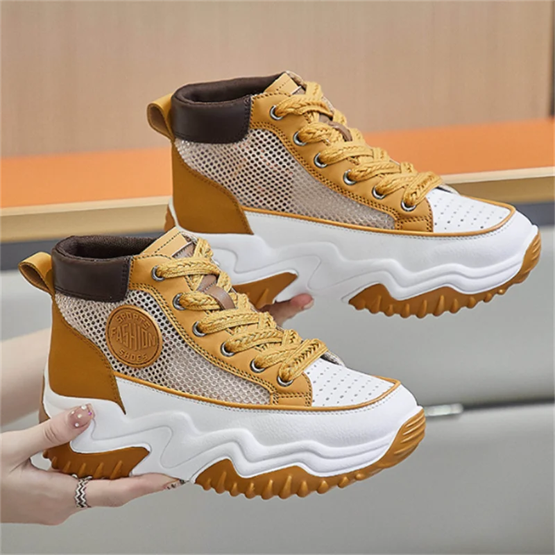 2024-New-Spring-Outdoor-Style-Chunky-High-Top-Women-Casual-Shoes ...