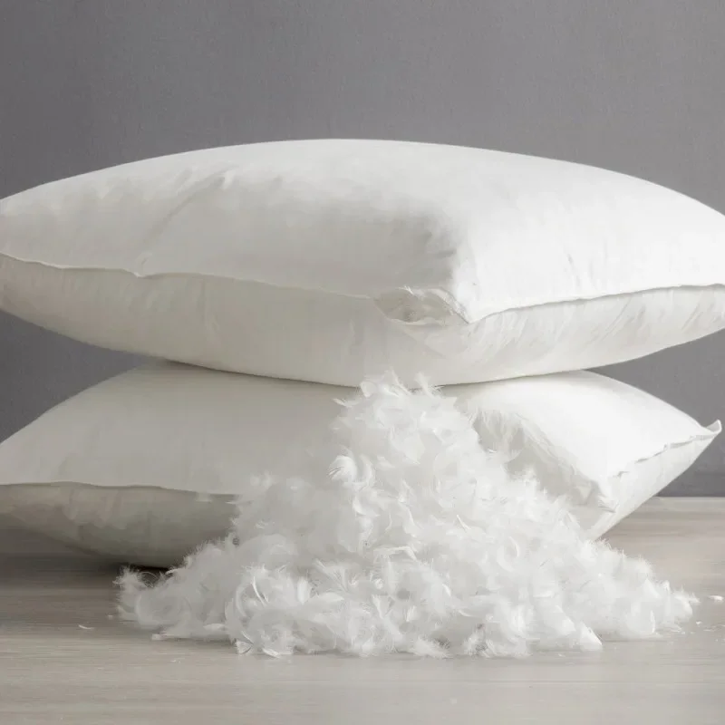 New Goose Pillow Single Feather Stuffing Healthy Memory Pillow Down ...