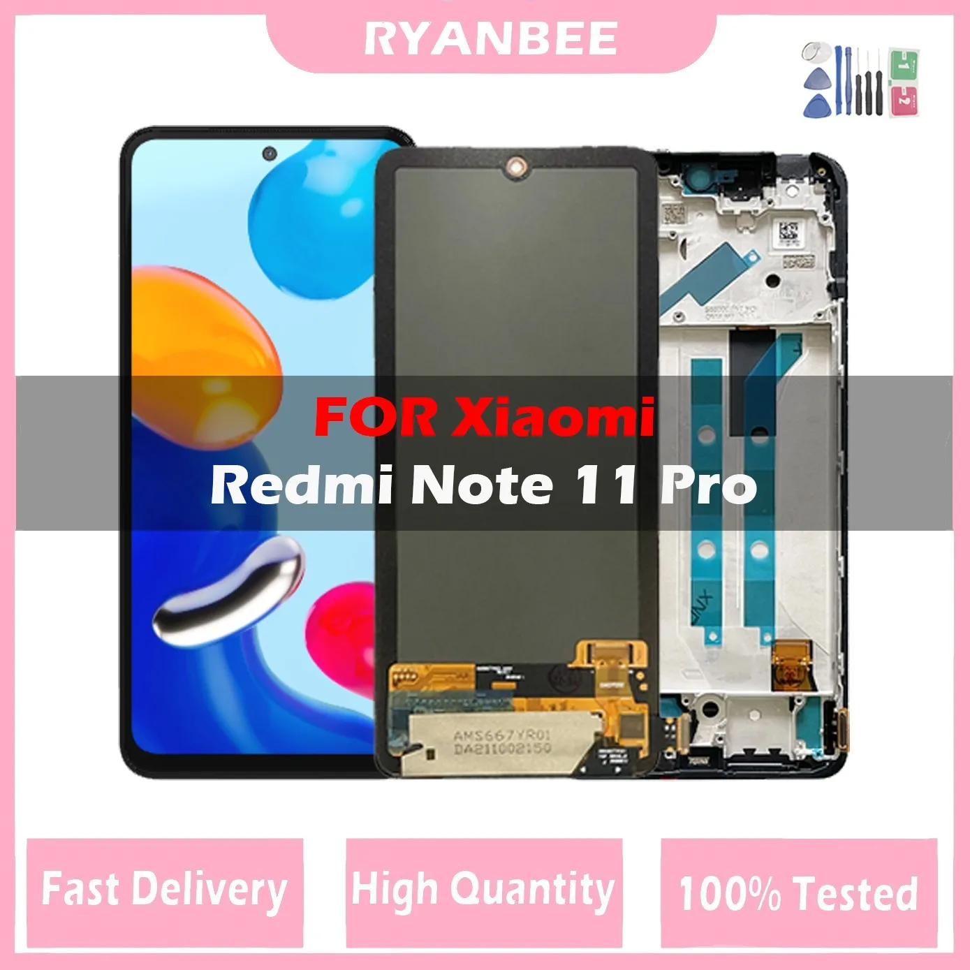 Pantalla-LCD-AMOLED-Original-para-Xiaomi-Redmi-Note-11-Pro-5G-montaje ...