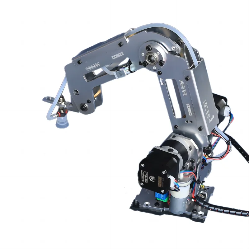Full-Metal-Stepper-Robot-Arm-4-Aixs-Mechanical-Arm-Bracket-Sliding ...