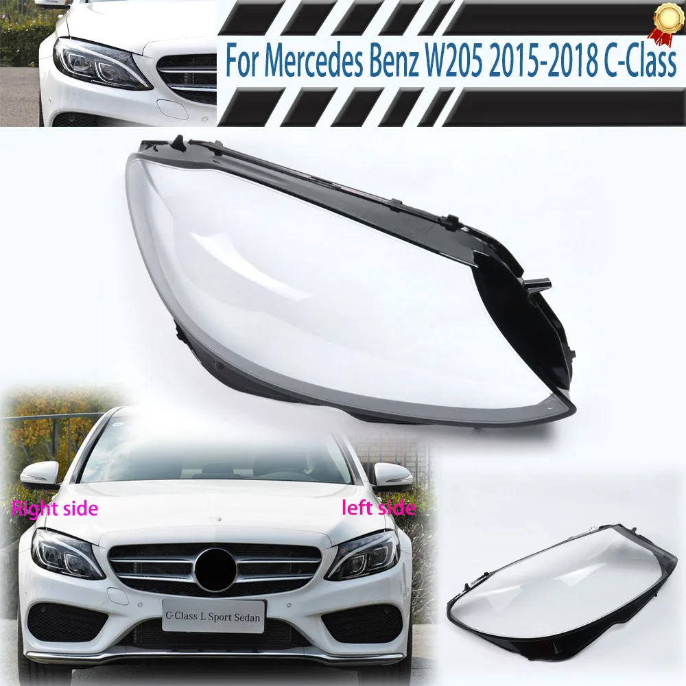 Fit For Mercedes Benz C-Class W205 2015 2016 2017 2018 Car Headlamp ...