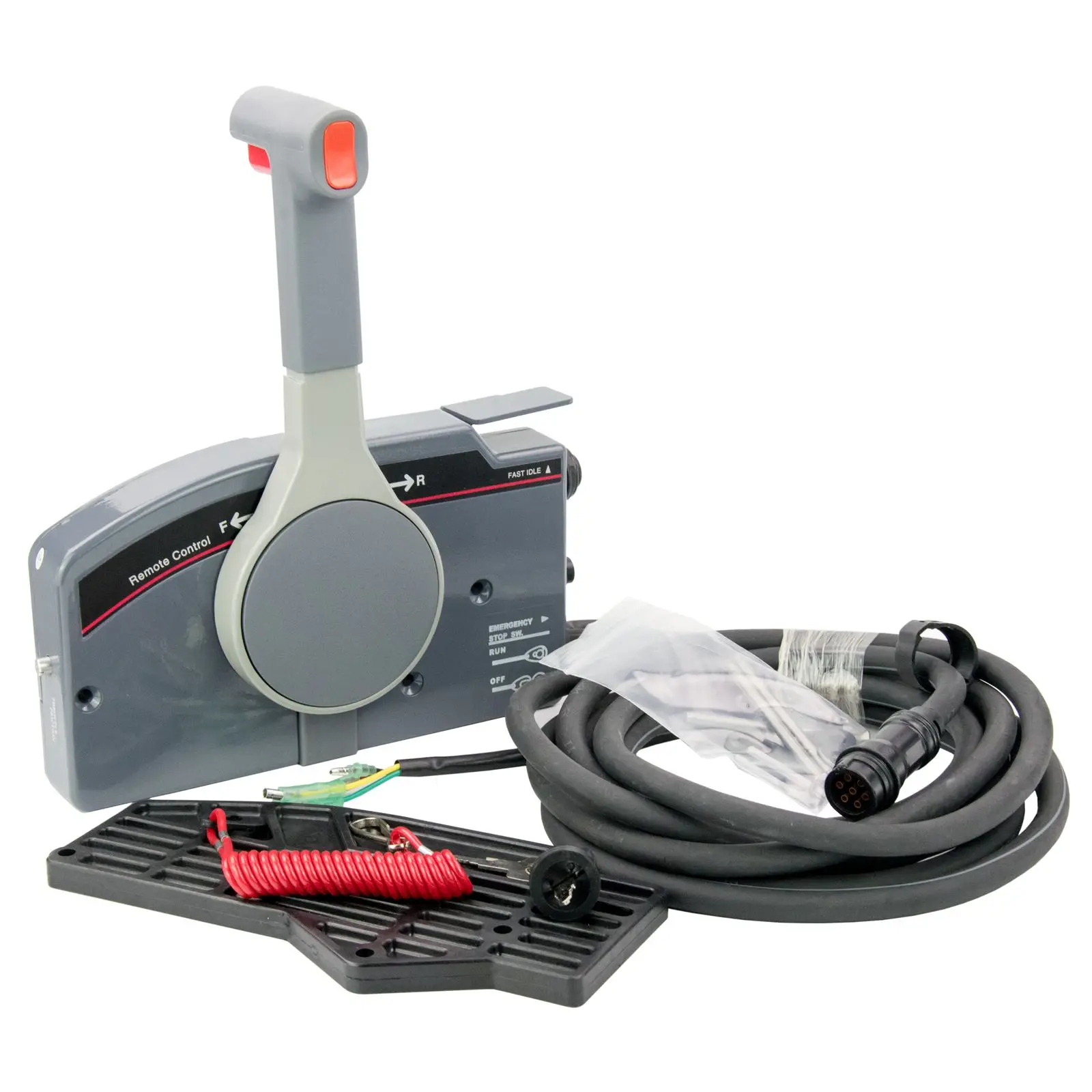 Push Throttle Remote Control Box 703 For Yamaha Outboard Side Mount 7 ...