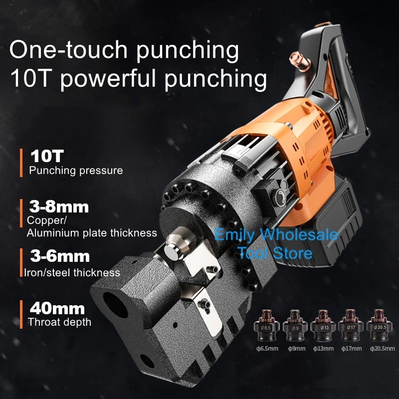 Electric-hydraulic-punching-machine-angle-steel-charging-lithium ...