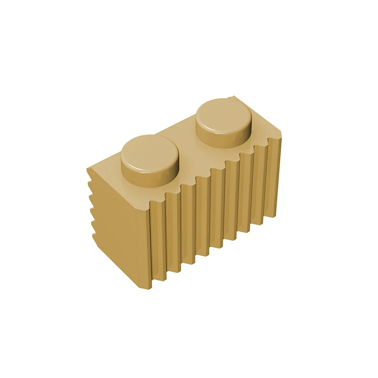 10Pcs-MOC-Parts-2877-Brick-Modified-1-x-2-with-Grille-Fluted-Profile ...
