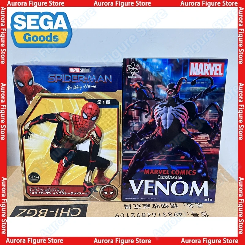 In Stock SEGA Luminasta Venom Spider Man No Way Home Spider-Man Desktop ...