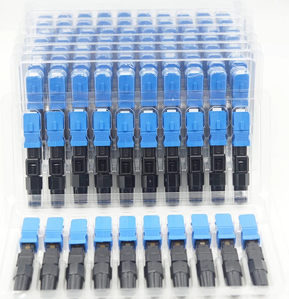 Sc upc fibra óptica conector rápido único modo de fibra 9/125 ...