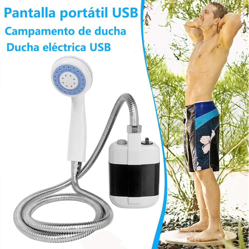Ducha-port-til-para-acampar-al-aire-libre-ducha-el-ctrica-de-mano-con ...