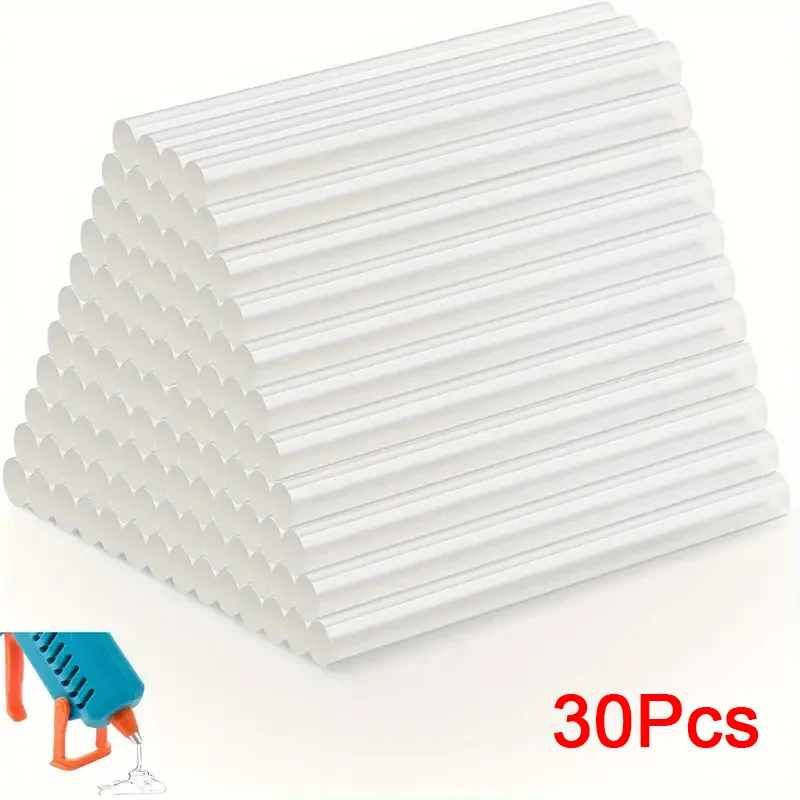 30pcs/Set ESPLB 7mmx150mm Hot Melt Glue Sticks Transparent Craft Hand ...