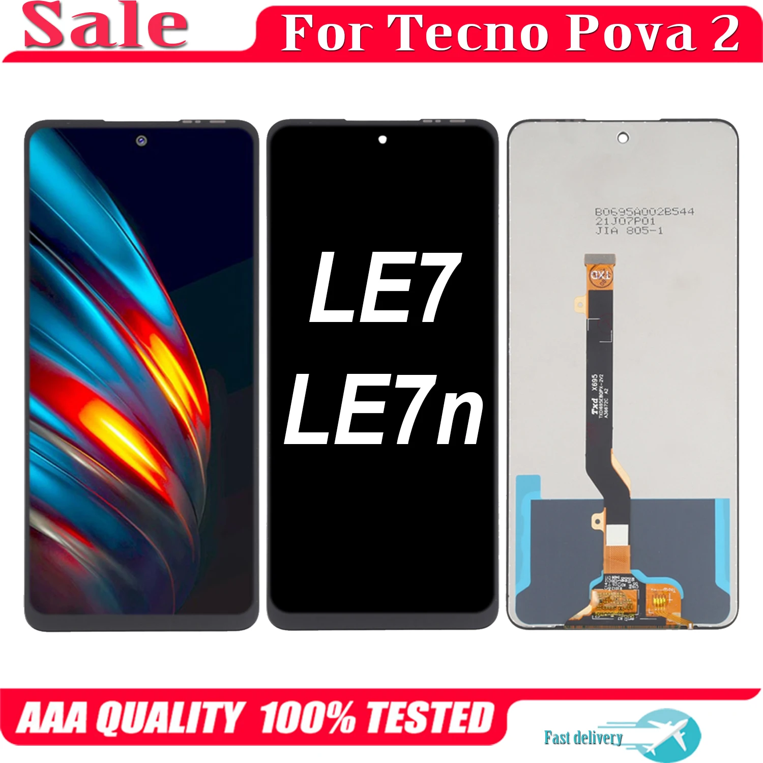 Original-6-9-For-Tecno-Pova-2-LE7-LE7n-LCD-Display-Touch-Screen ...
