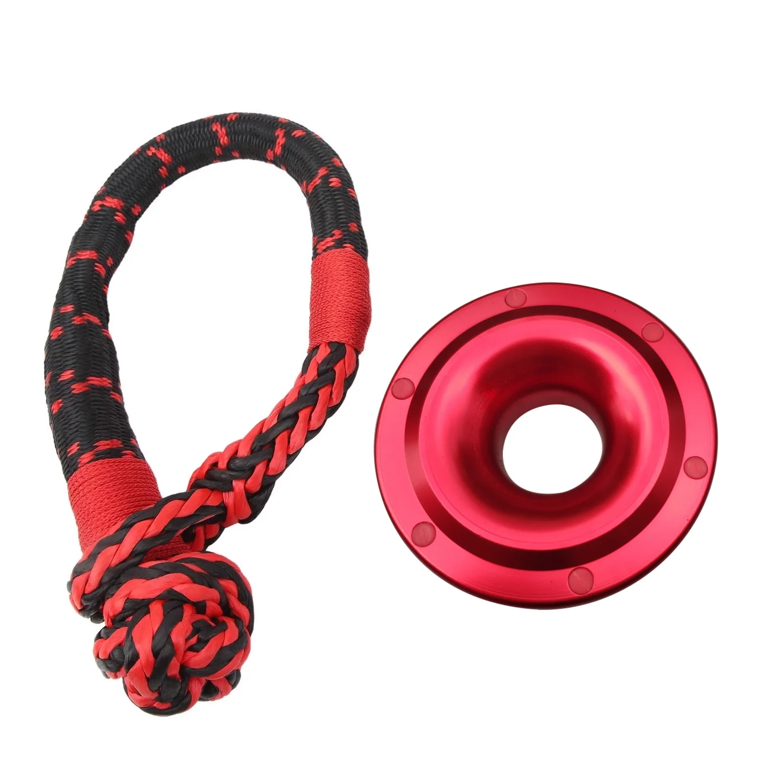 New-Recovery-Ring-with-soft-shackle-77000lbs-30-Ton-Winch-Snatch ...