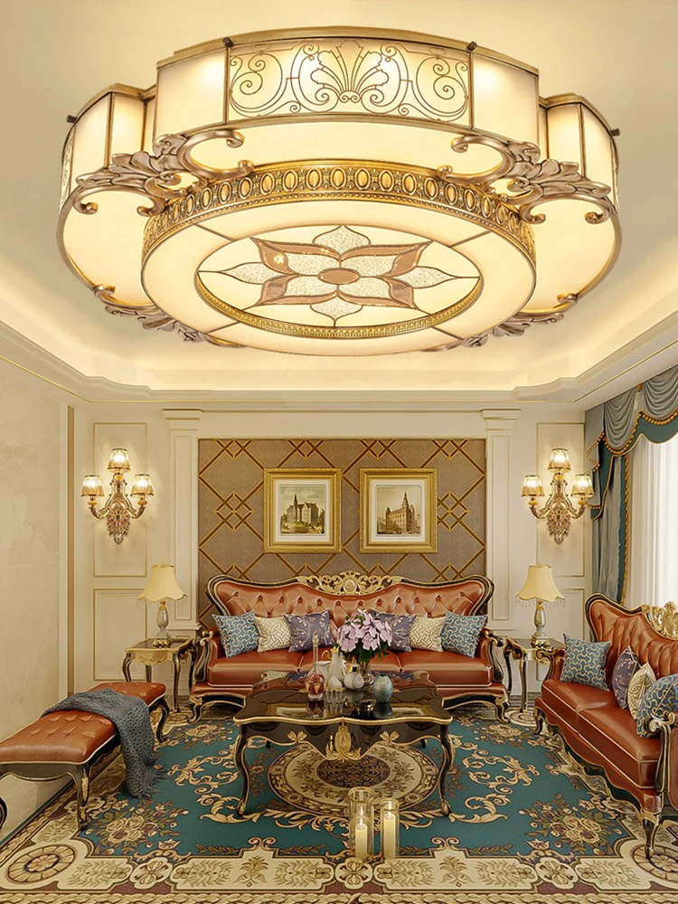 European-Ceiling-Lamp-For-Living-Room-Bedroom-Dining-Room-Light-Study ...