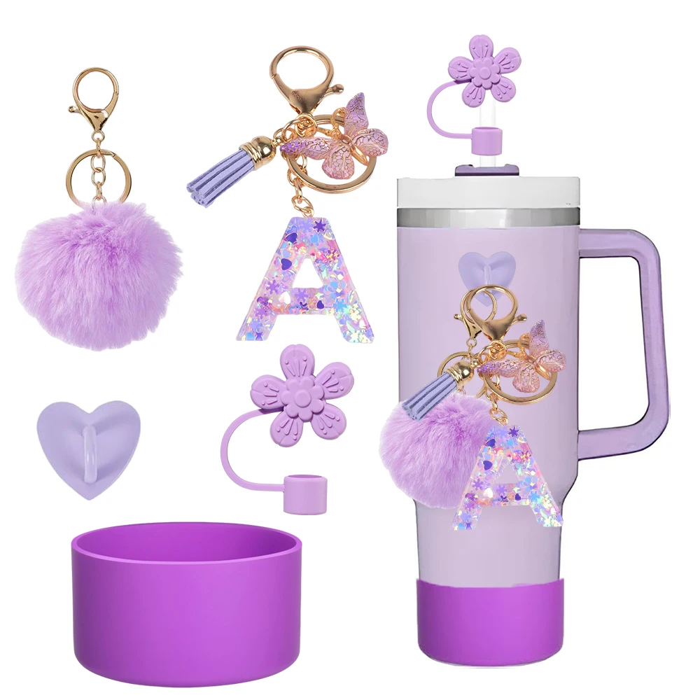 5pcs Accessories Set For Stanley Tumbler with Handle Resin Alphabet ...
